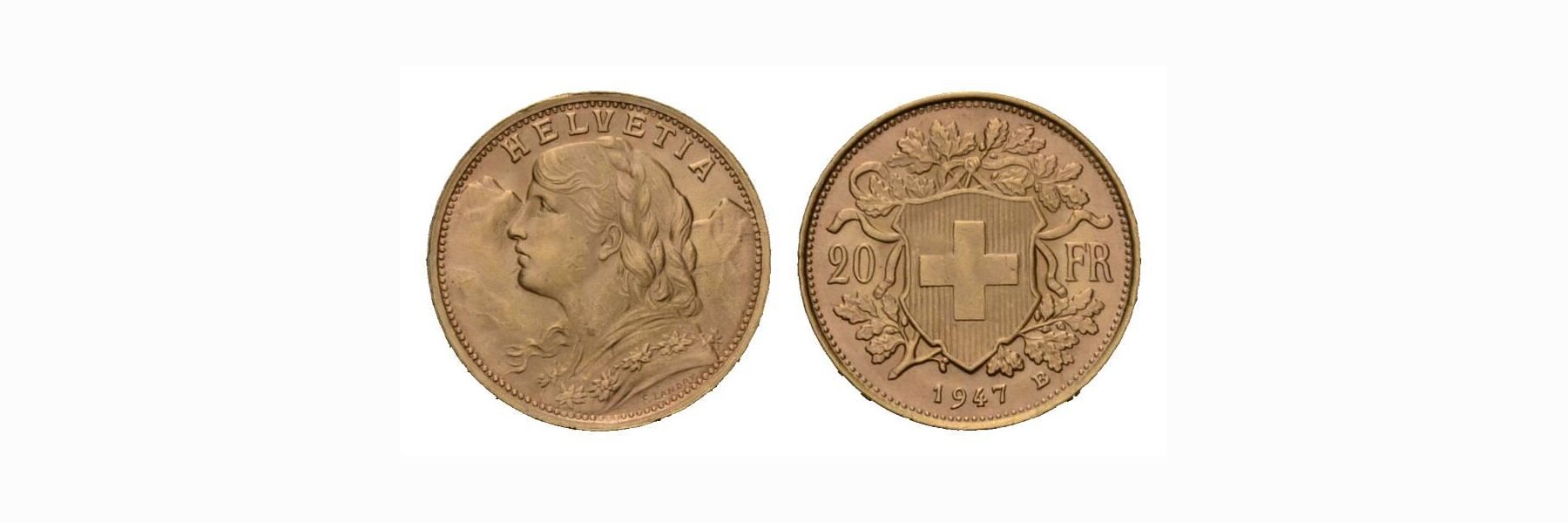 20 Franken Goldvreneli der Schweiz 1897-1949 Goldmünze