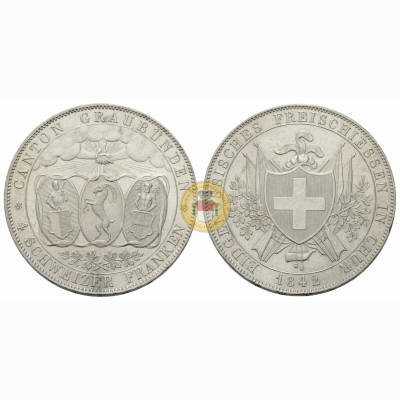 Schweiz 5 Franken 1842 Chur