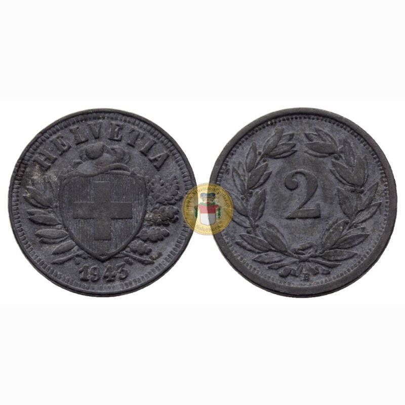 Schweiz 2 Rappen 1943 B