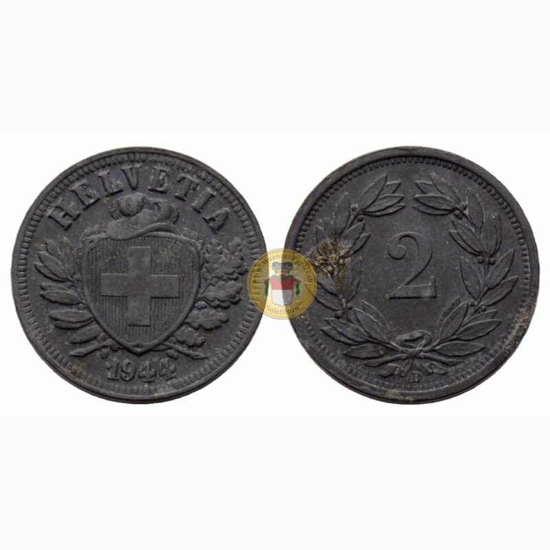 Schweiz 2 Rappen 1944 B