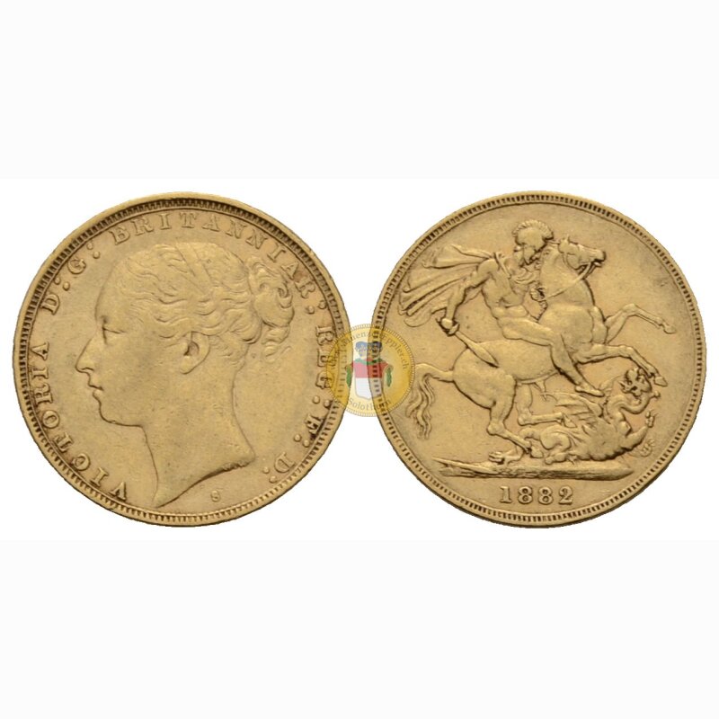 England Sovereign 1882 S Viktoria