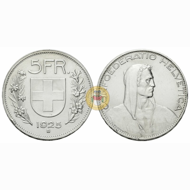 Schweiz 5 Franken 1925