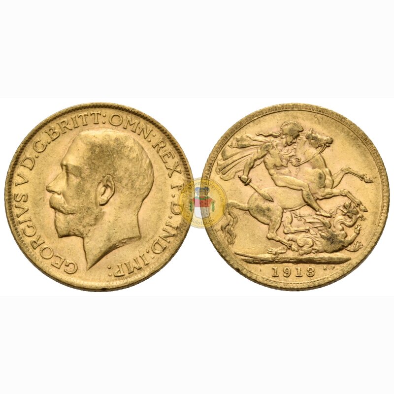 England Sovereign 1913 George V