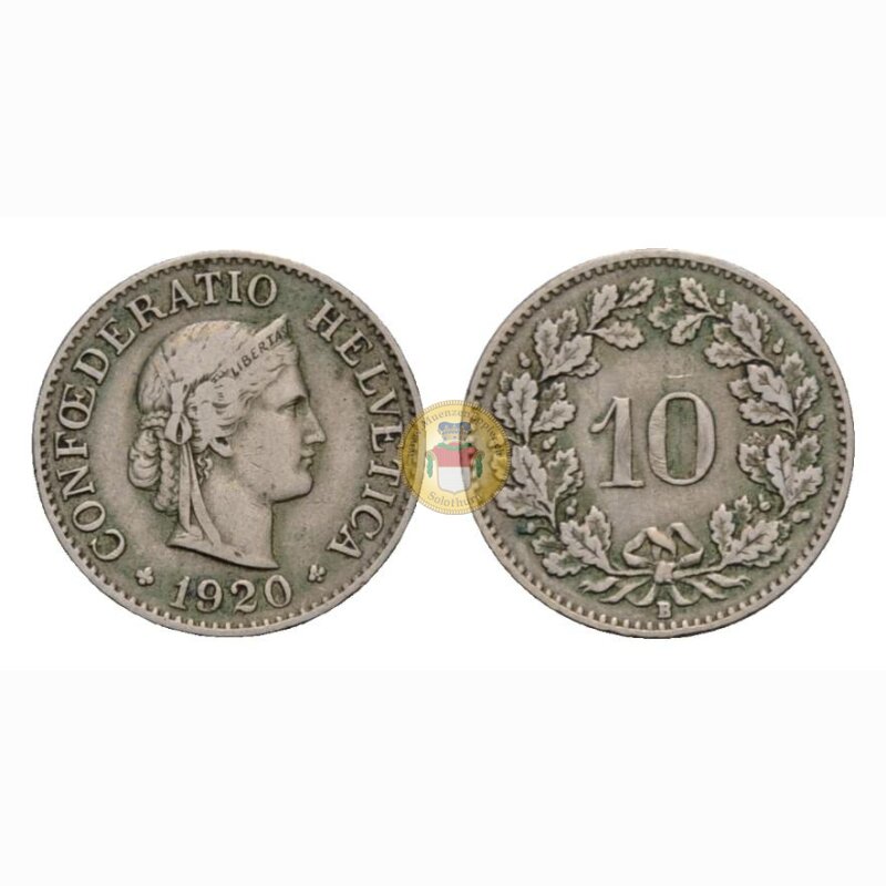 10 Rappen 1920 Schweiz