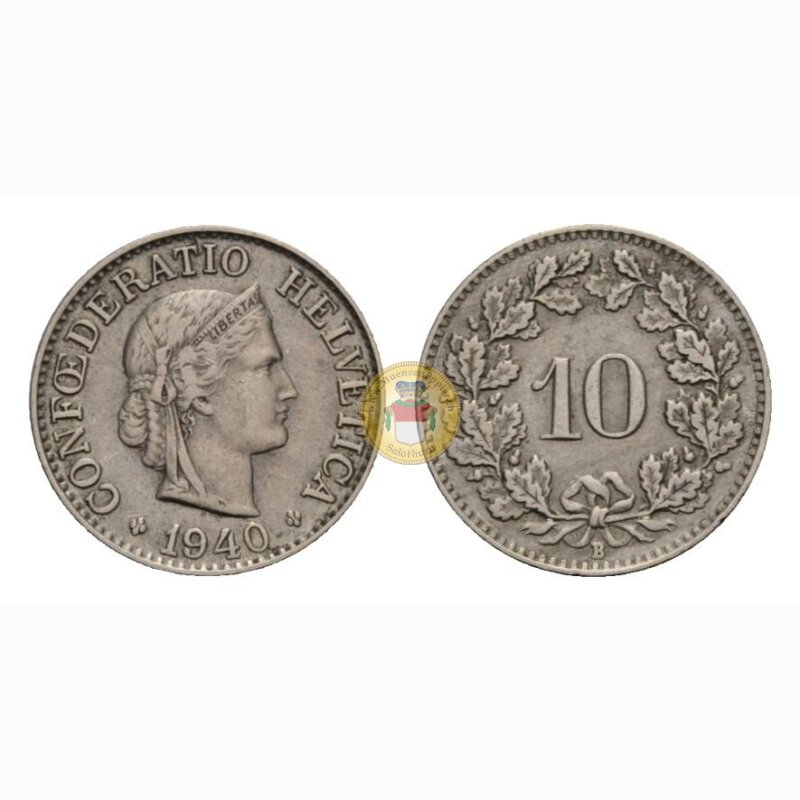 10 Rappen 1940 Schweiz