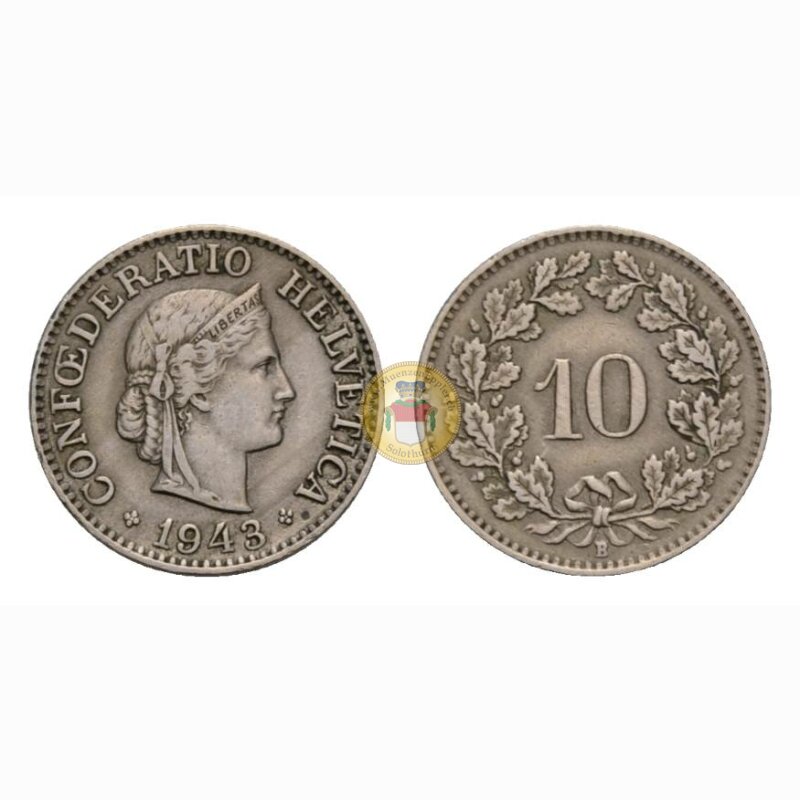 10 Rappen 1943 Schweiz