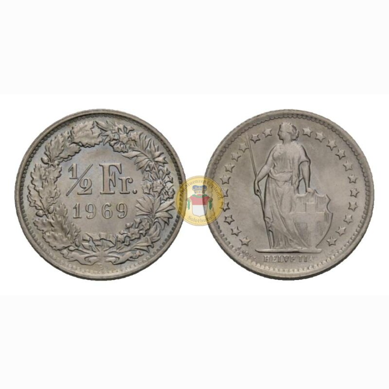 50 Rappen 1969 ohne MZ Schweiz