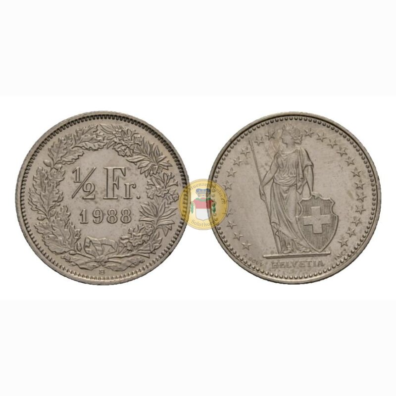 50 Rappen 1988 Schweiz
