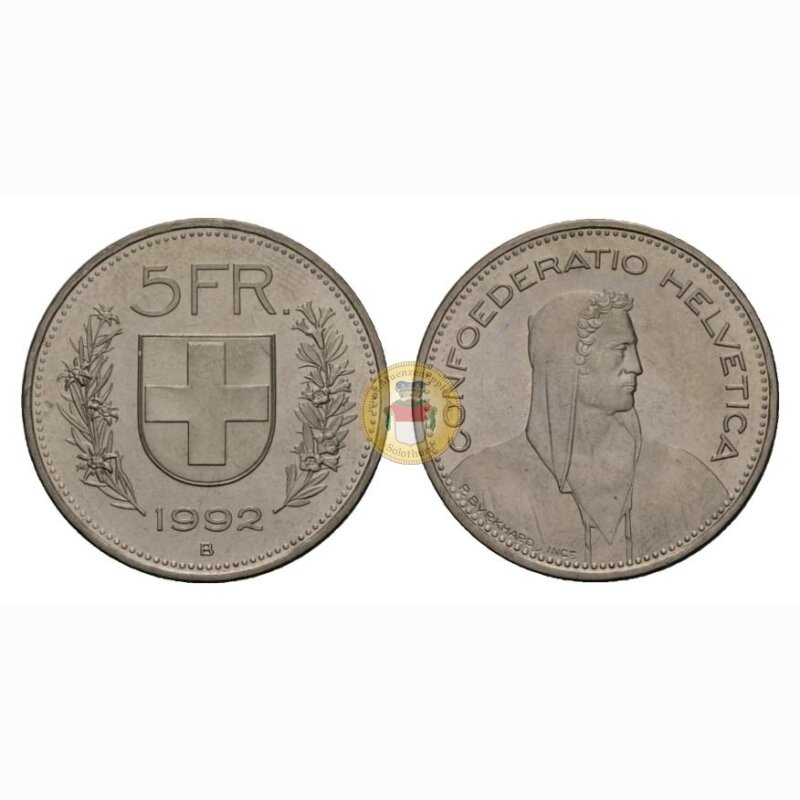 5 Franken 1992 Schweiz