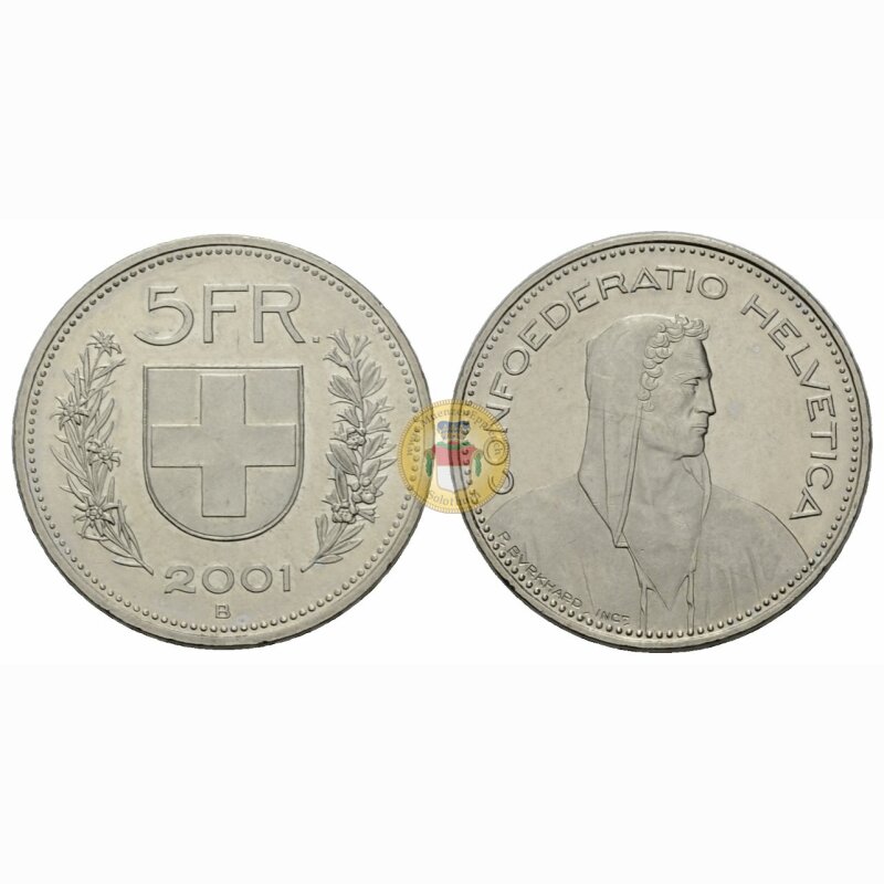 5 Franken 2001 Schweiz