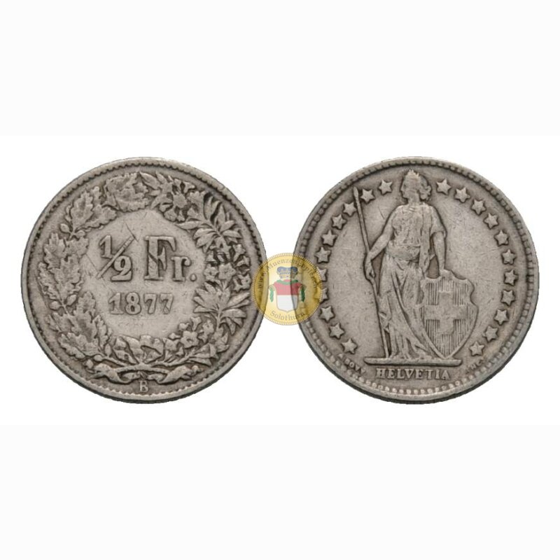 50 Rappen 1877 Schweiz