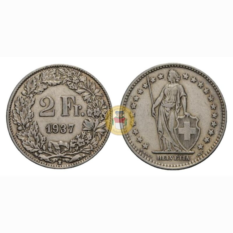 2 Franken 1937 B Schweiz