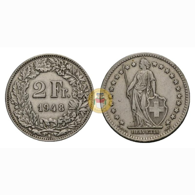 2 Franken 1948 B Schweiz