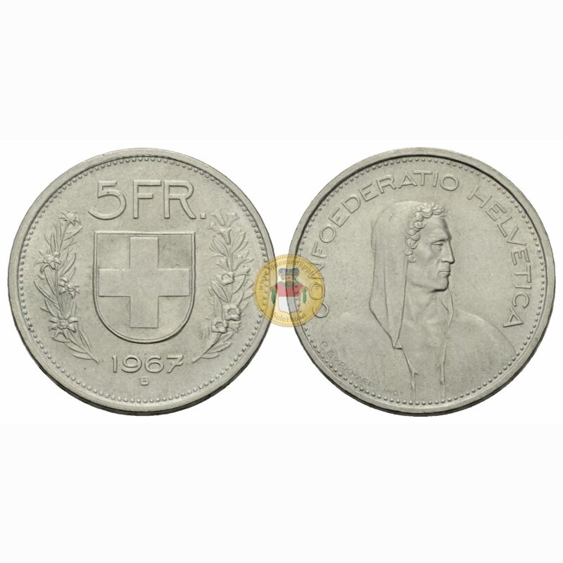 5 Franken 1967 B Schweiz