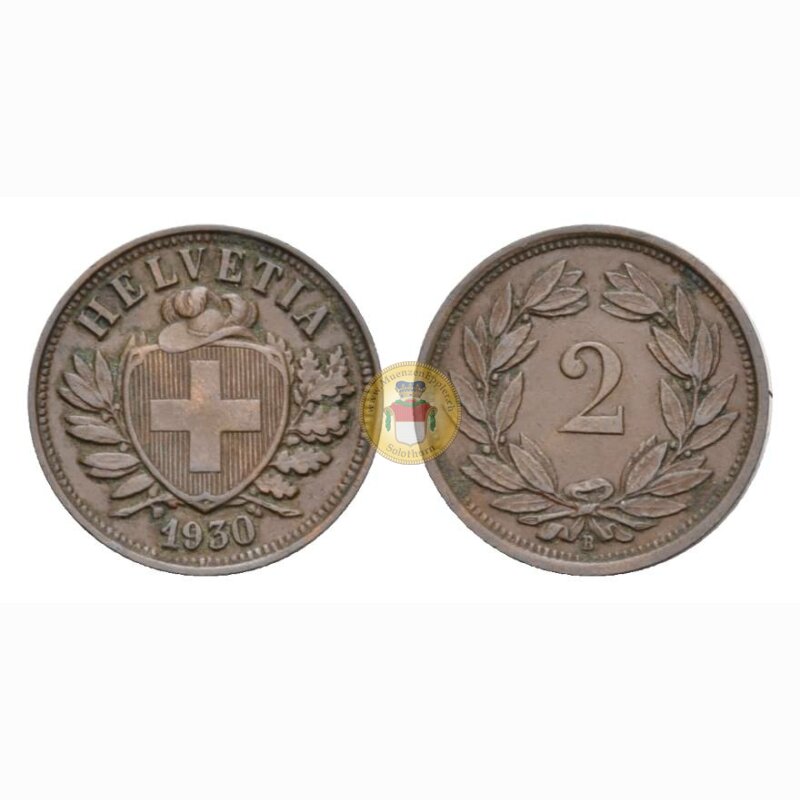 2 Rappen 1938 B Schweiz