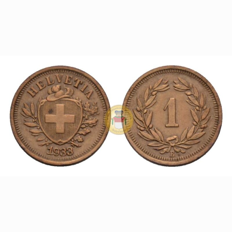Schweiz 1 Rappen 1933 B