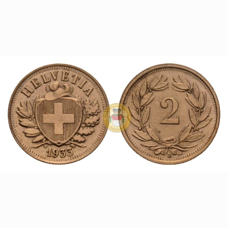 Schweiz 2 Rappen 1933 B