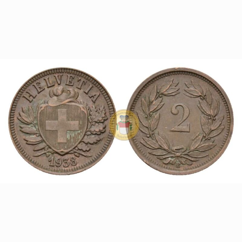 Schweiz 2 Rappen 1938
