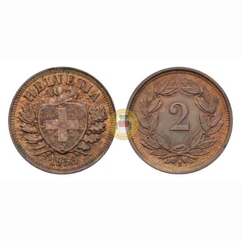 Schweiz 2 Rappen 1938
