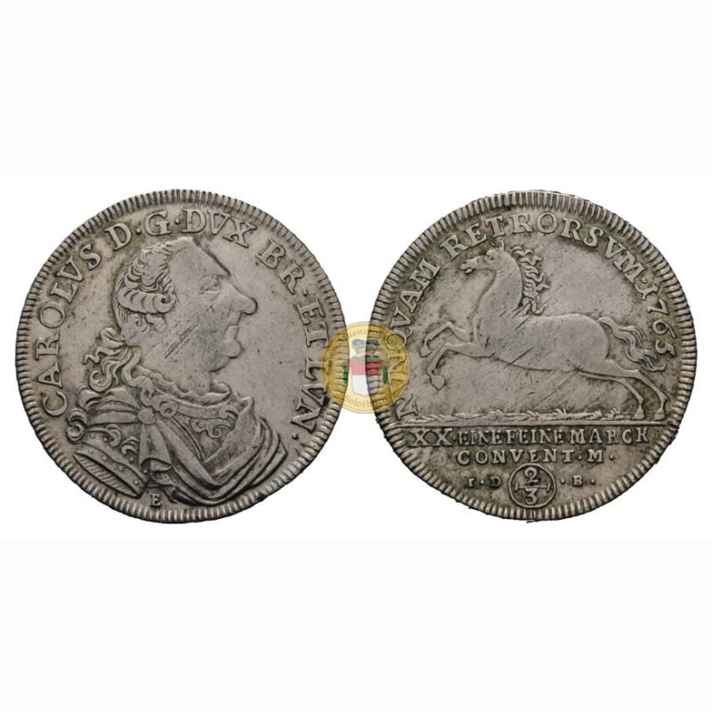 Deutschland Braunschweig 2 3 Taler 1765 E IDB Deutschland Braunschweig 2 3 Taler 1765 E IDB