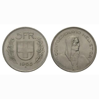 Schweiz 5 Franken 1965