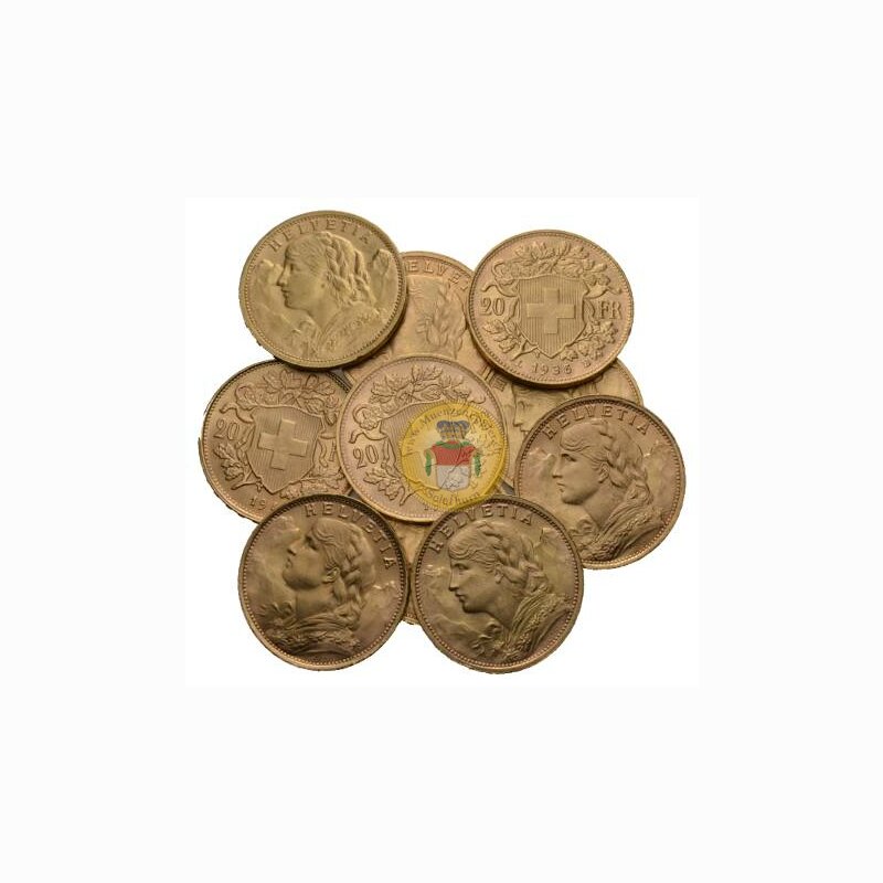 20 Franken Goldvreneli Schweiz div. Jahrgäng Goldmünze Schweiz