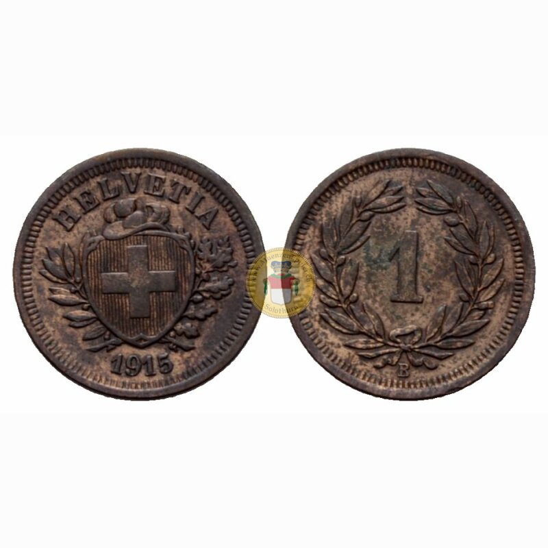 Schweiz 1 Rappen 1915 B