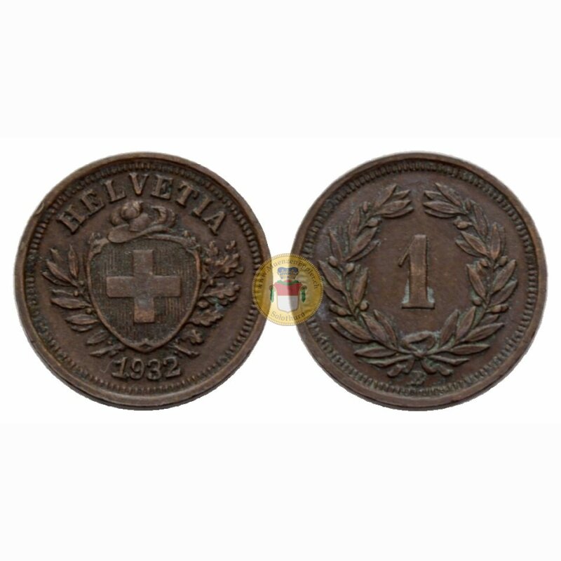 Schweiz 1 Rappen 1932 B