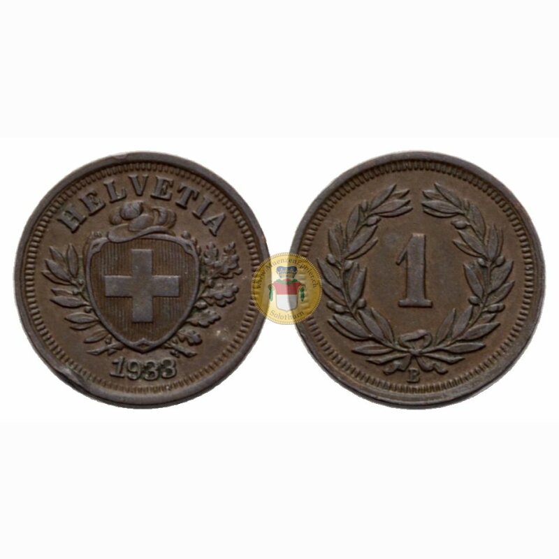 Schweiz 1 Rappen 1933 B