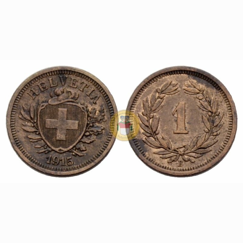 Schweiz 1 Rappen 1915 B