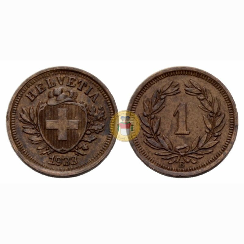 Schweiz 1 Rappen 1933 B