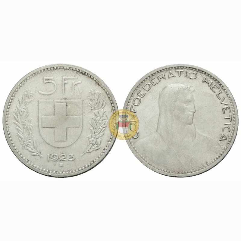 Schweiz 5 Franken 1923 B Tell