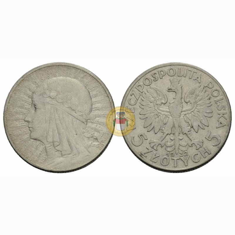 Polen 5 Zloty 1932