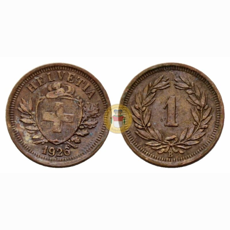 Schweiz 1 Rappen 1926 B
