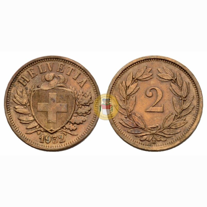 Schweiz 2 Rappen 1932 B
