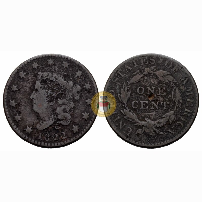 USA 1 Cent 1822