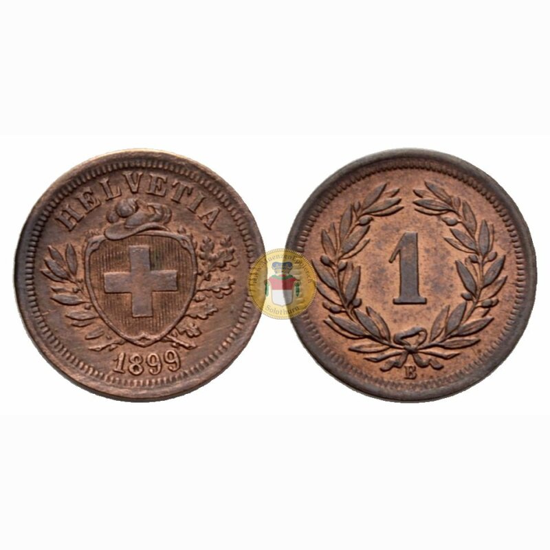 Schweiz 1 Rappen 1899 B