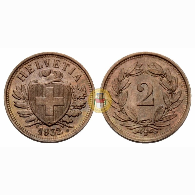 Schweiz 2 Rappen 1932 B